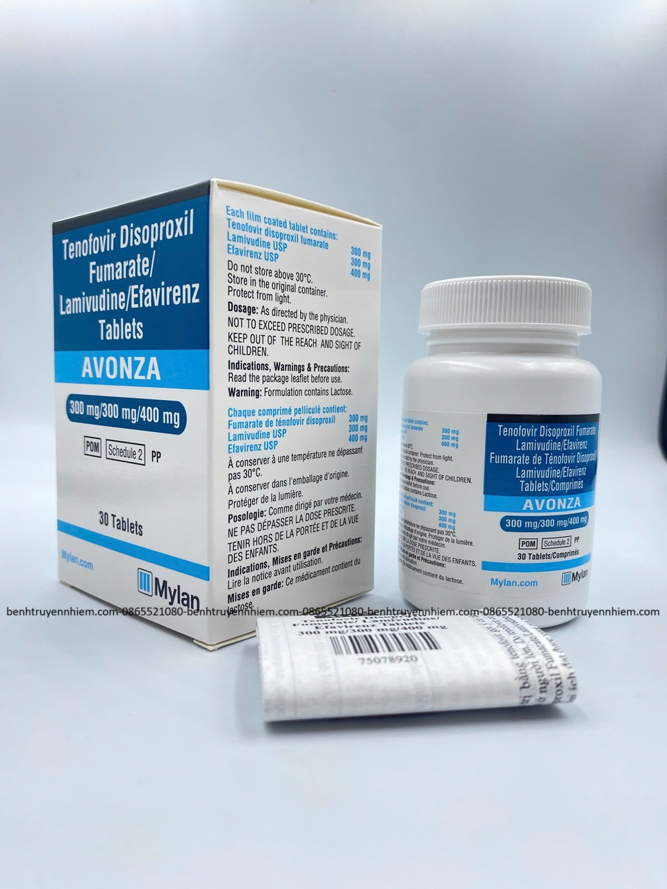 Giới thiệu thuốc Arv Avonza Mylan điều trị bệnh HIV